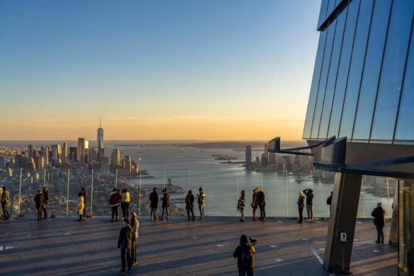 The Edge NYC: Sunset On New York's Stylish Super-Tall Sky Deck