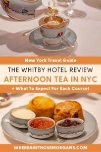 Afternoon Tea At The Whitby Hotel In Midtown Manhattan