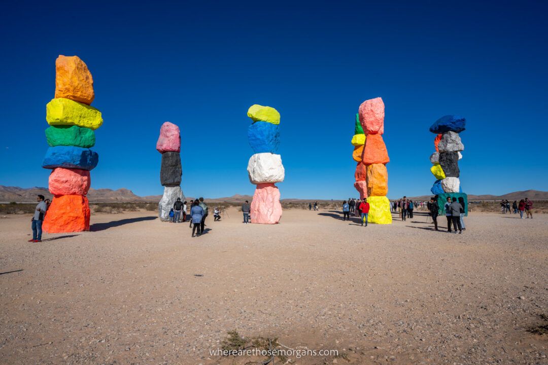 How To Visit Seven Magic Mountains Near Las Vegas