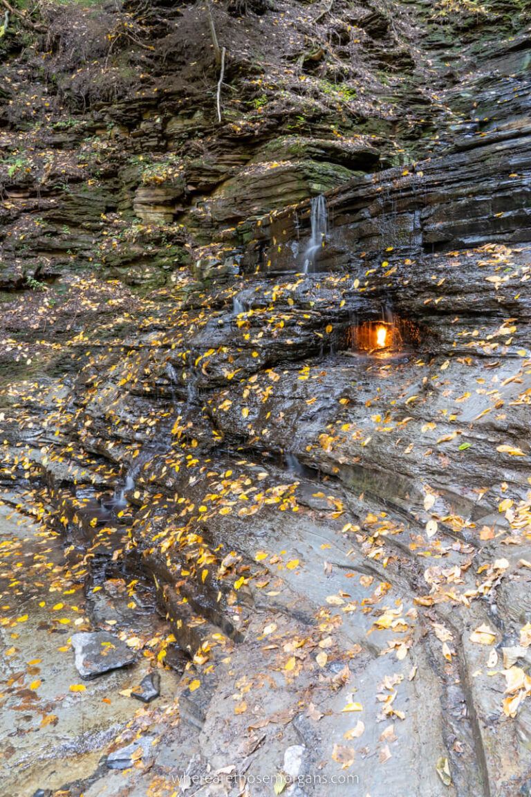 How To Hike To Eternal Flame Falls In New York