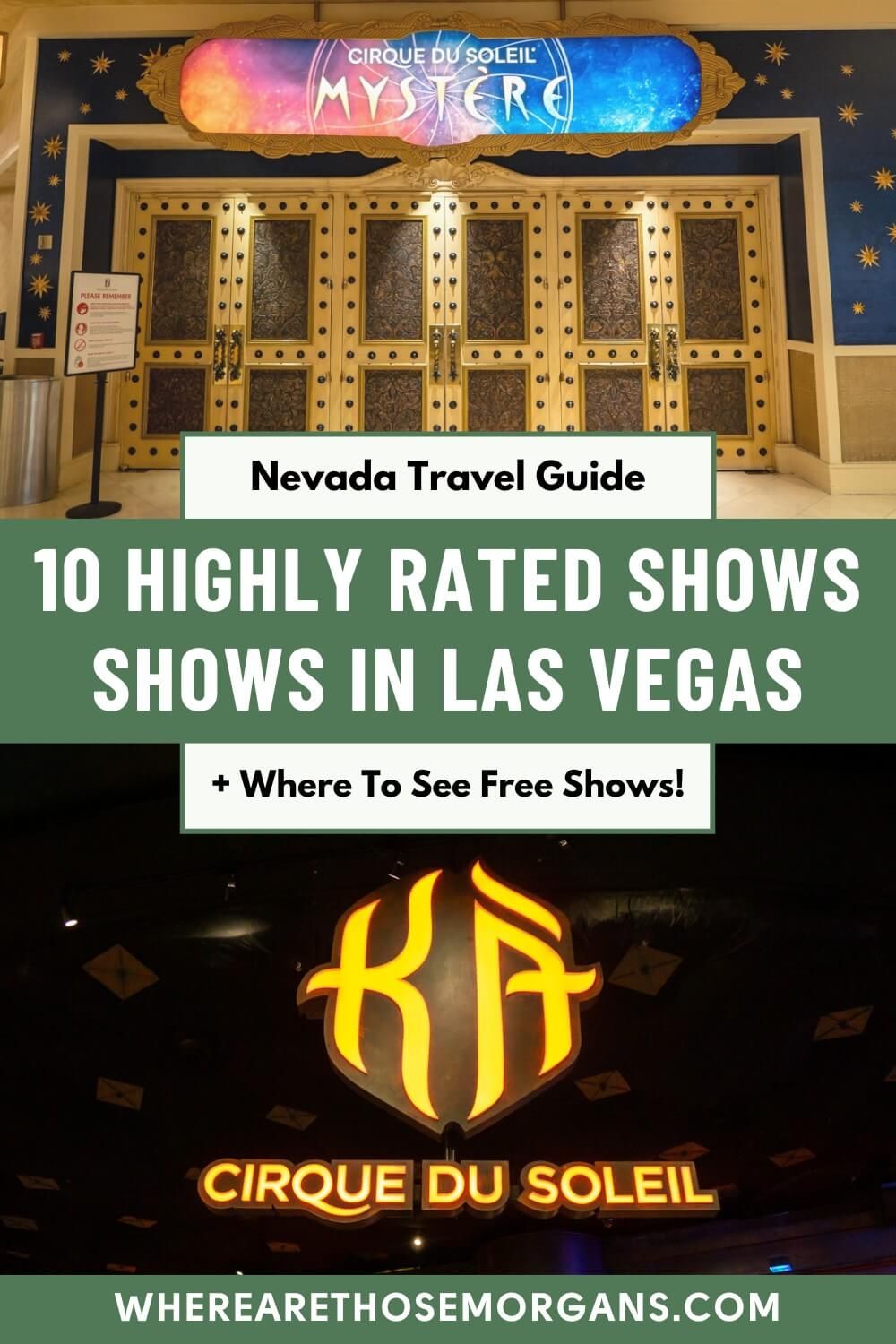 10 Shows You Need To See In Las Vegas
