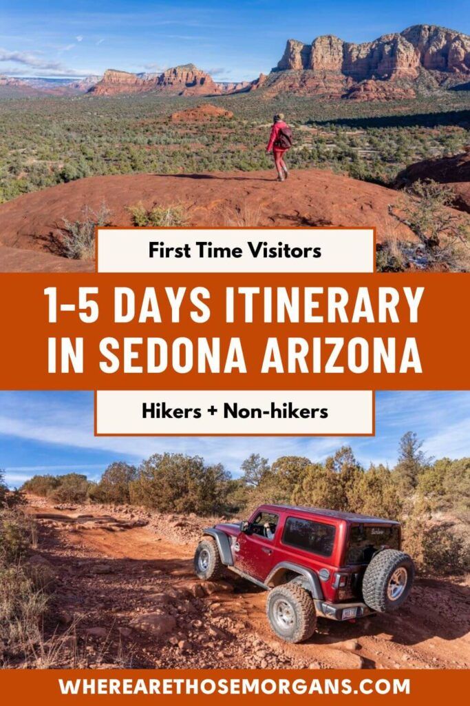 1-5 Days Sedona Itinerary For Hikers + Non-Hikers
