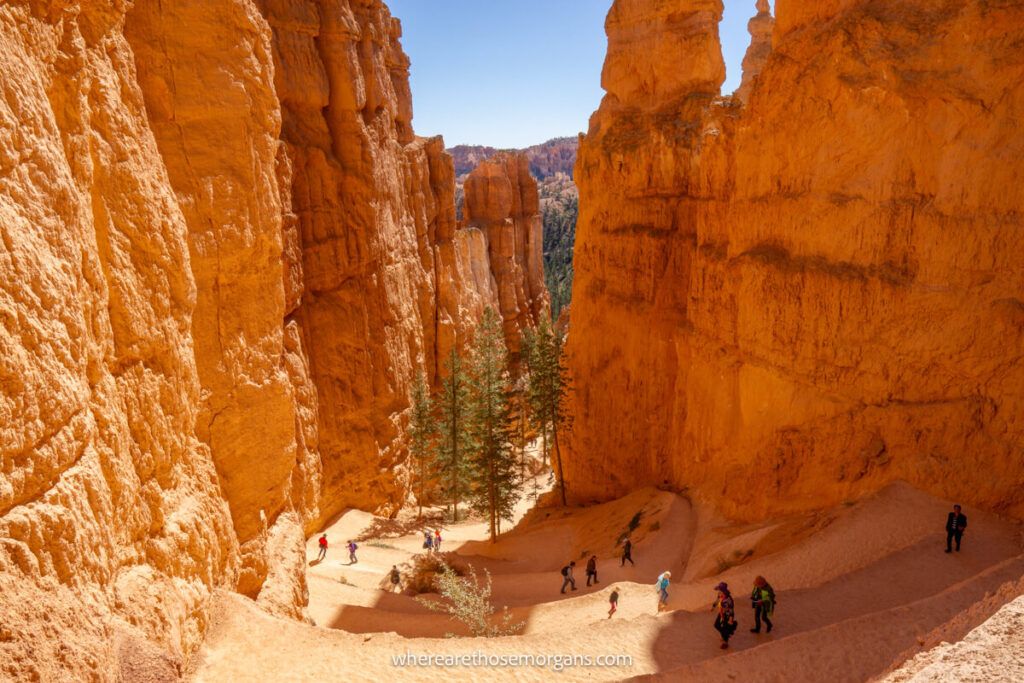 Hiking Queens Garden Navajo Loop Trail In Bryce Canyon